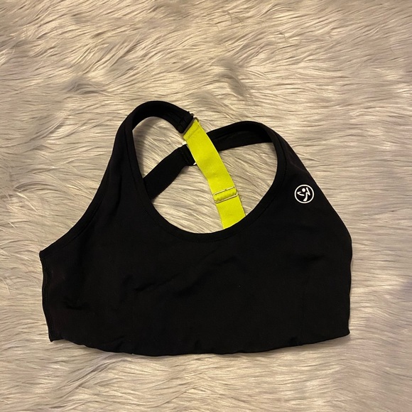 Zumba Fitness | Intimates & Sleepwear | Zumba Wear Black Sports Bra ...